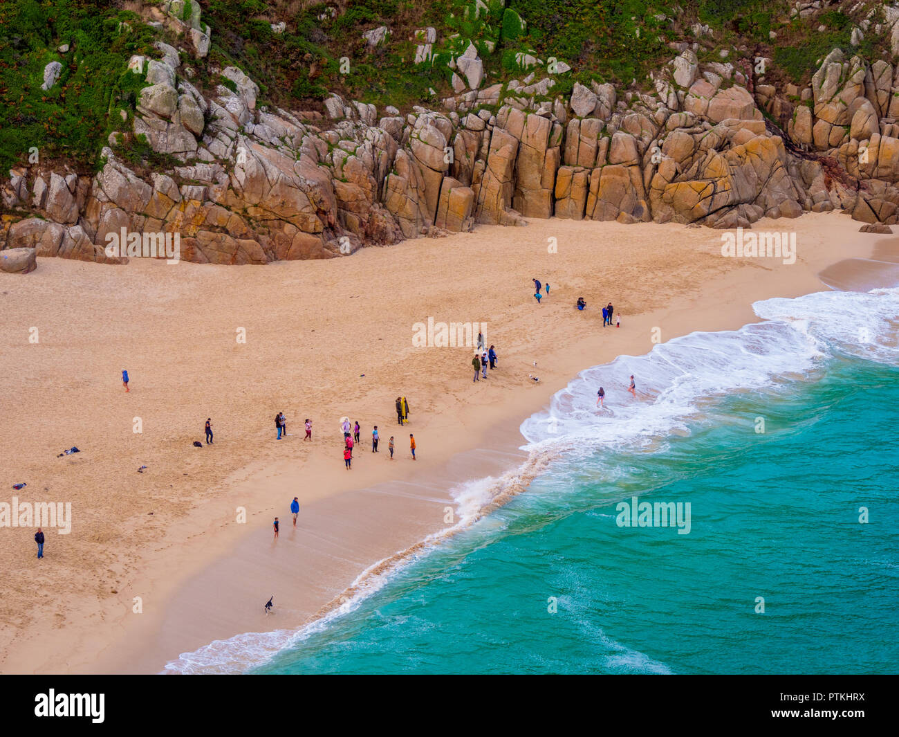 The beautiful sandy beaches in Cornwall England Stock Photo - Alamy