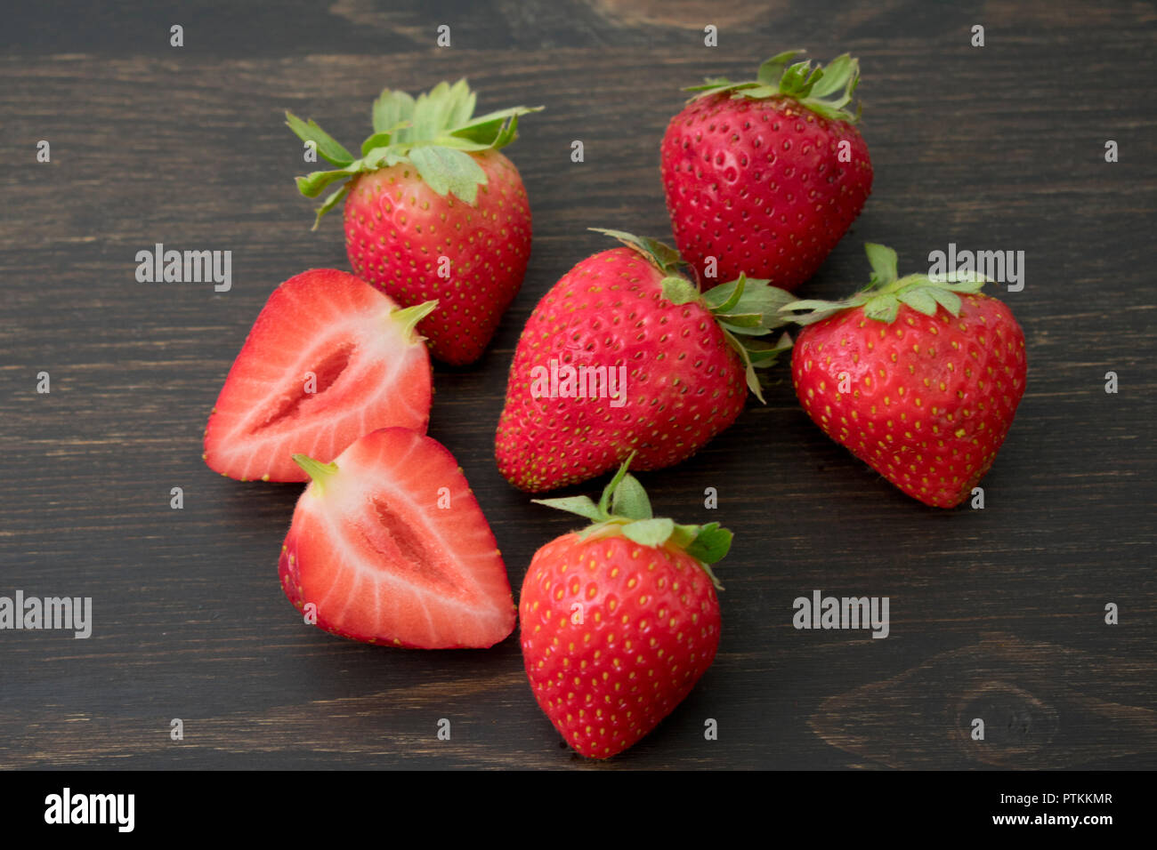 Strawberries section hi-res stock photography and images - Alamy