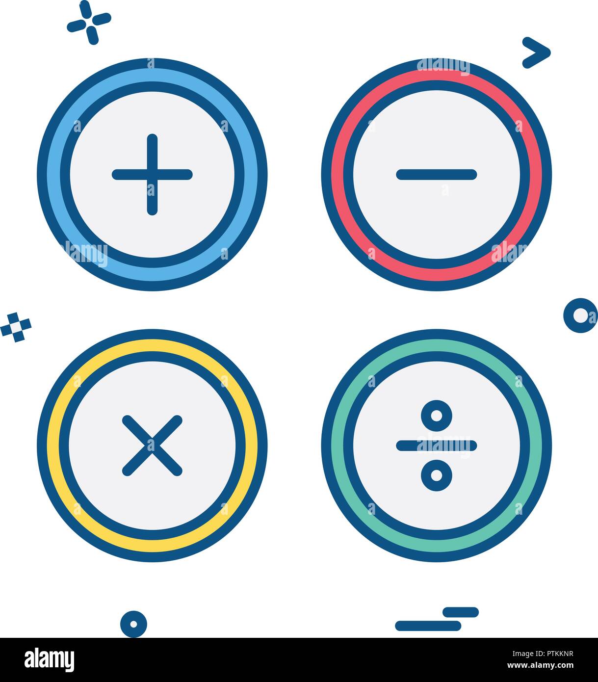 Maths signs icon design vector Stock Vector Image & Art - Alamy