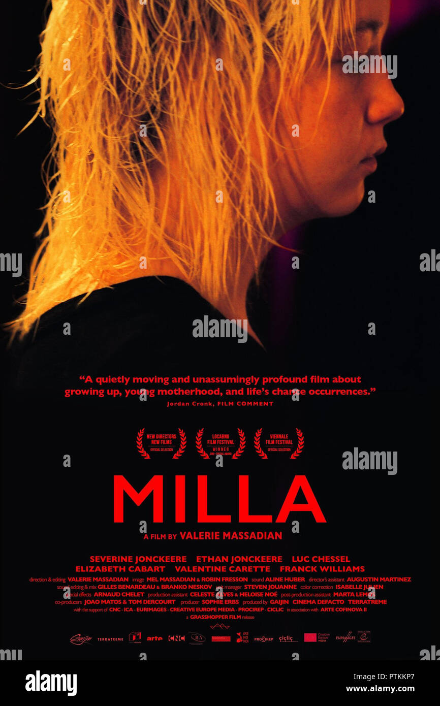 MILLA, US poster, Severine Jonckeere, 2017. © Grasshopper Film ...