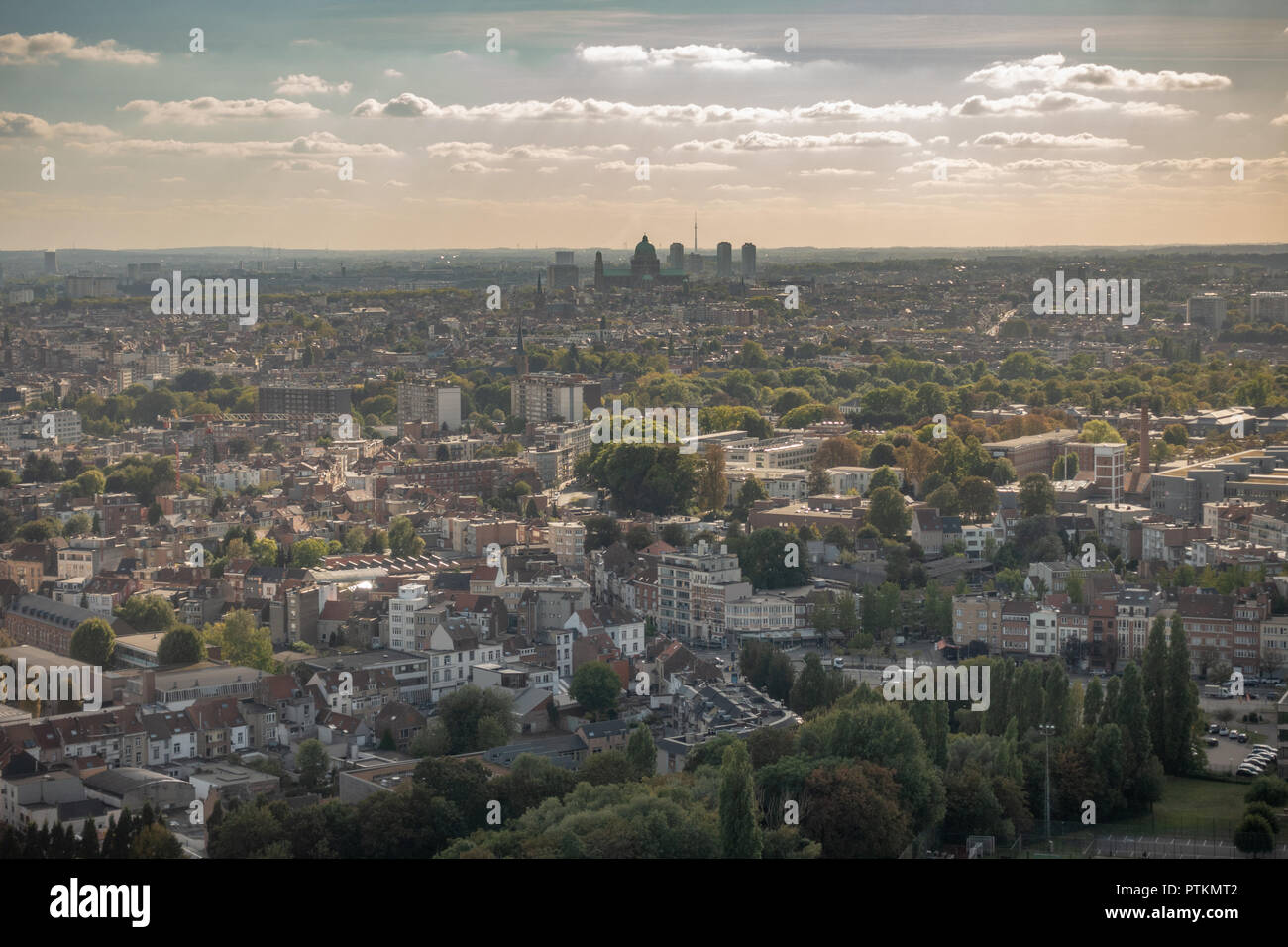 Brussels aeriel view hi-res stock photography and images - Alamy