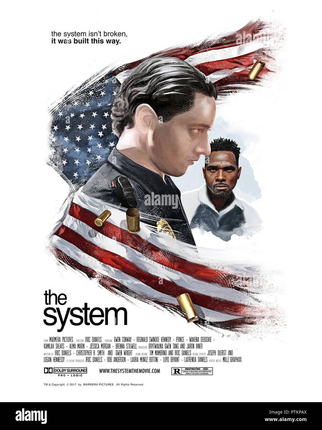 THE SYSTEM, US poster, from left: Owen Conway, Reginald Kennedy, 2017 ...