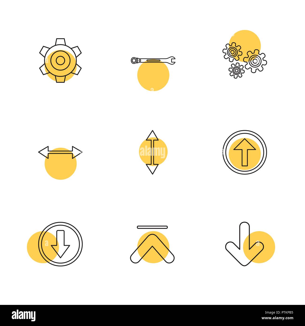 gear , setting , wrench ,arrows , directions , left , right , pointer ...