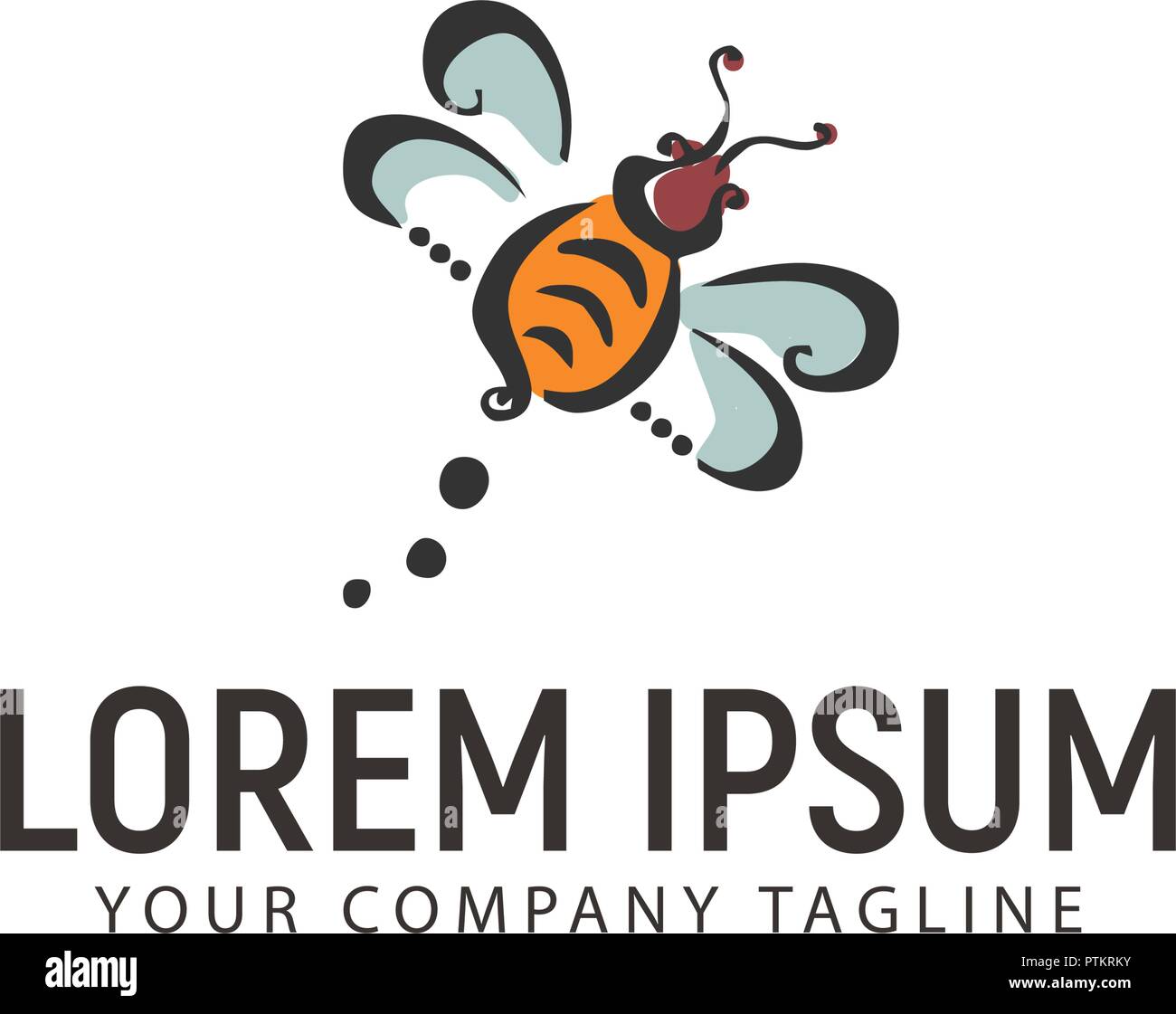 Hand drawn bee vector Stock Vector Images - Alamy