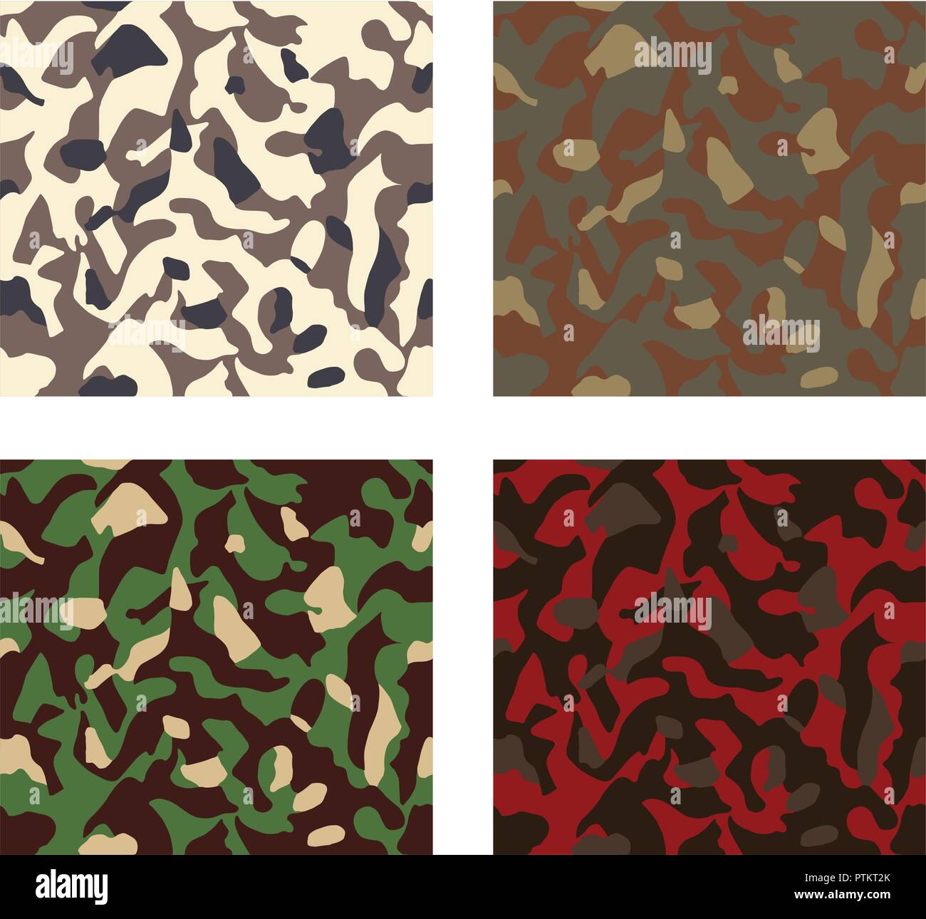 camouflage pattern design with different color Stock Vector Image & Art ...