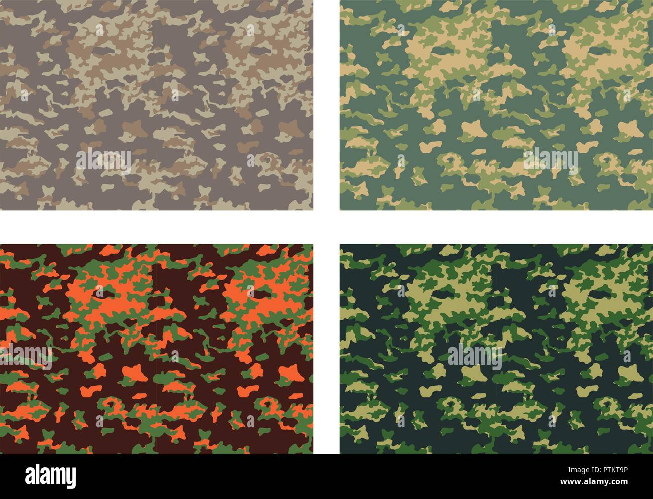 camouflage pattern design with different color Stock Vector Image & Art ...