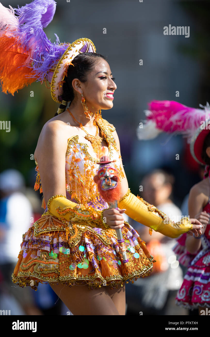 Washington, D.C., USA - September 29, 2018: The Fiesta DC Parade ...