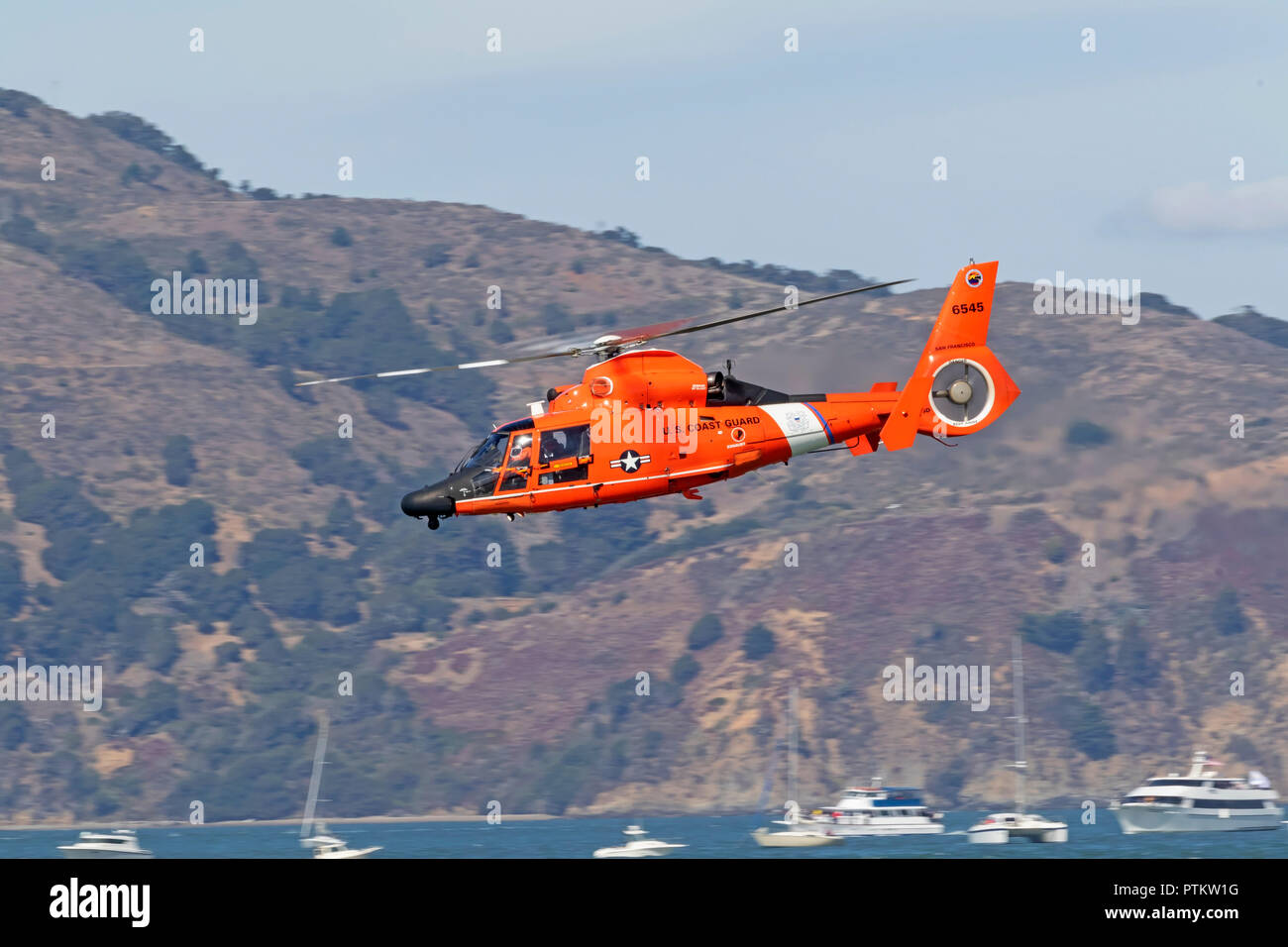 Coast Guard aircraft at the San Francisco Fleet Week Stock Photo - Alamy