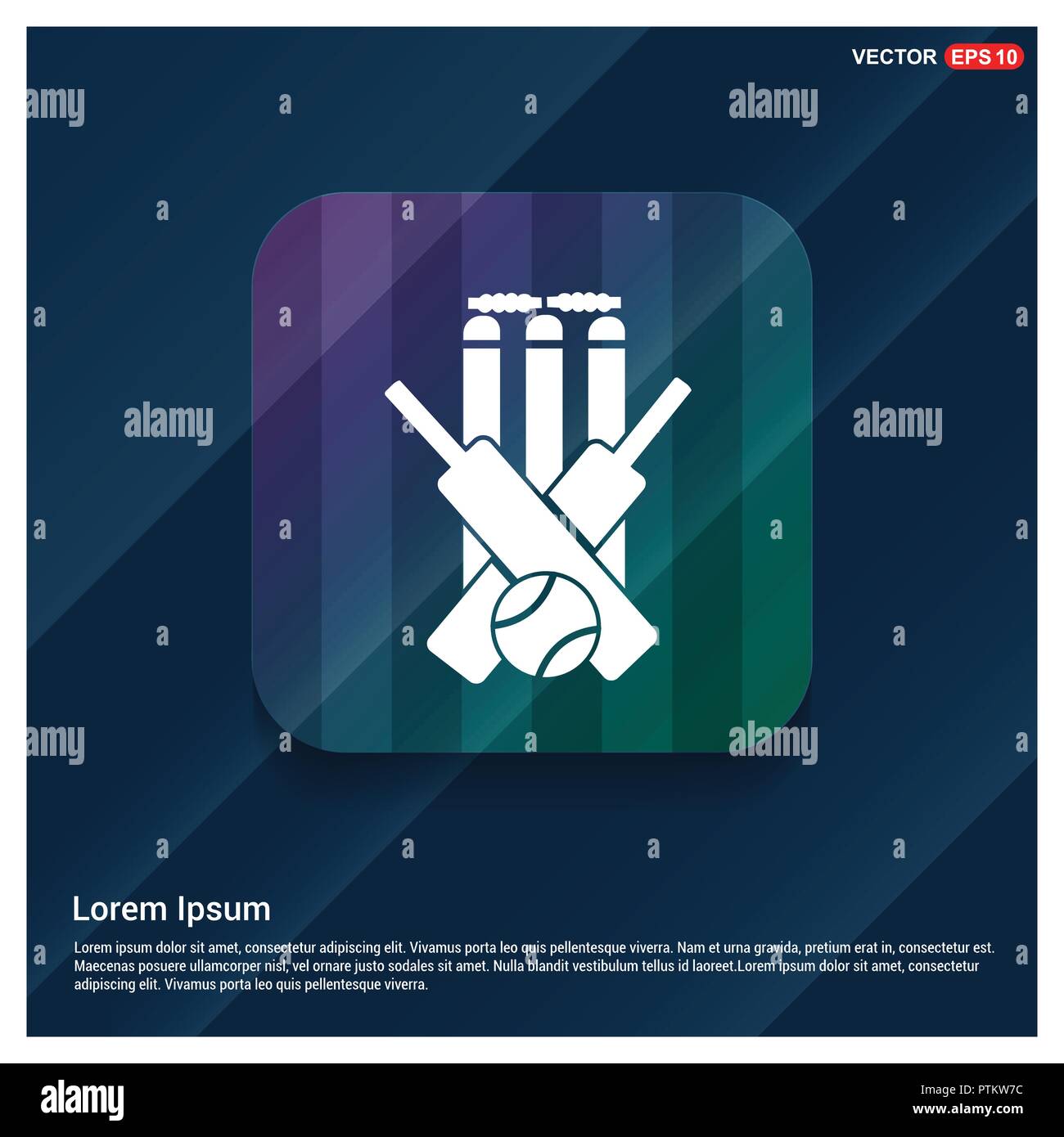 Cricket Bails Icon Stock Vector Image & Art - Alamy