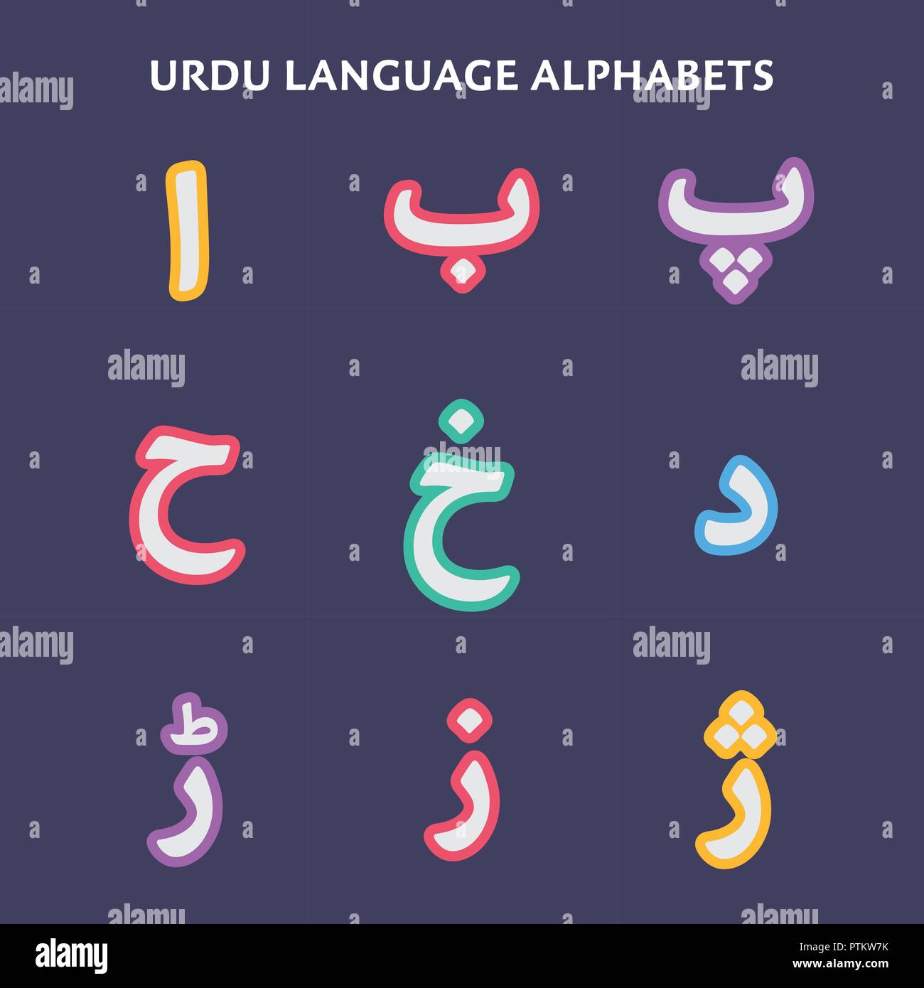 Urdu Alphabet For Kids