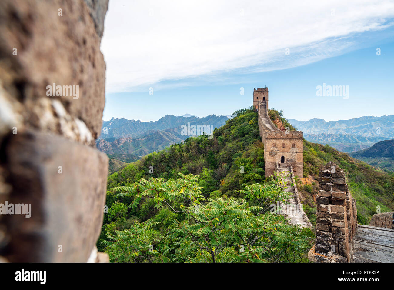 greatwall the landmark of china and beijing Stock Photo - Alamy