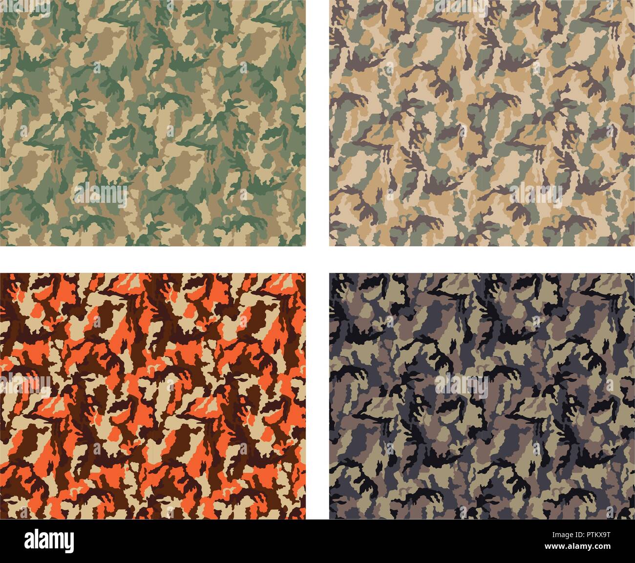 camouflage pattern design with different color Stock Vector Image & Art ...