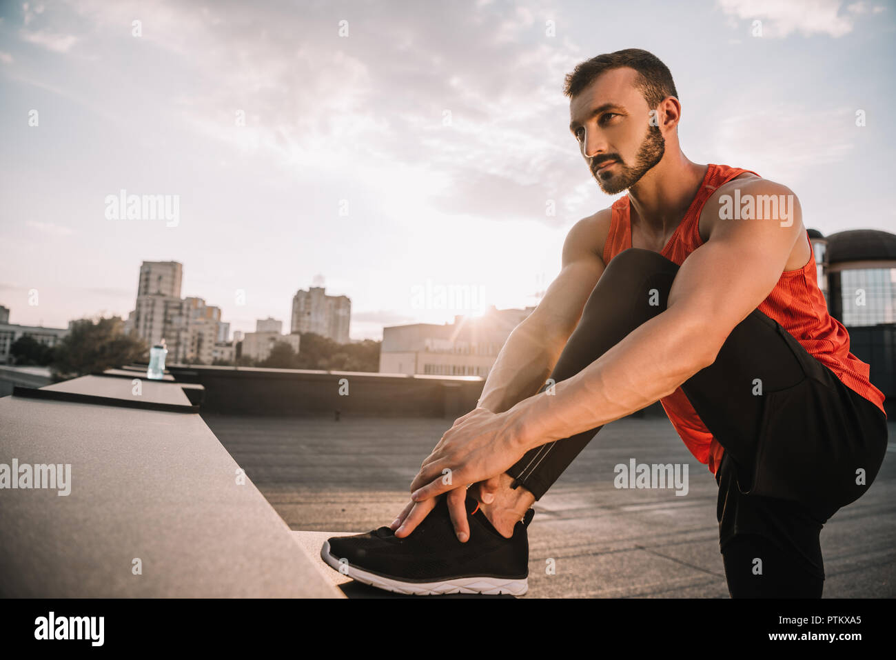 Sportsman legs hi-res stock photography and images - Alamy