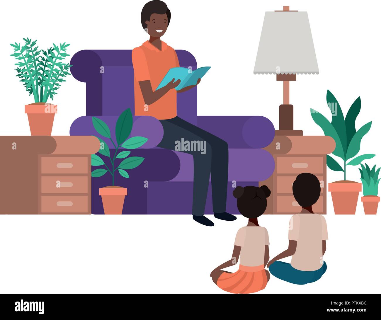 Children calm room Stock Vector Images - Alamy