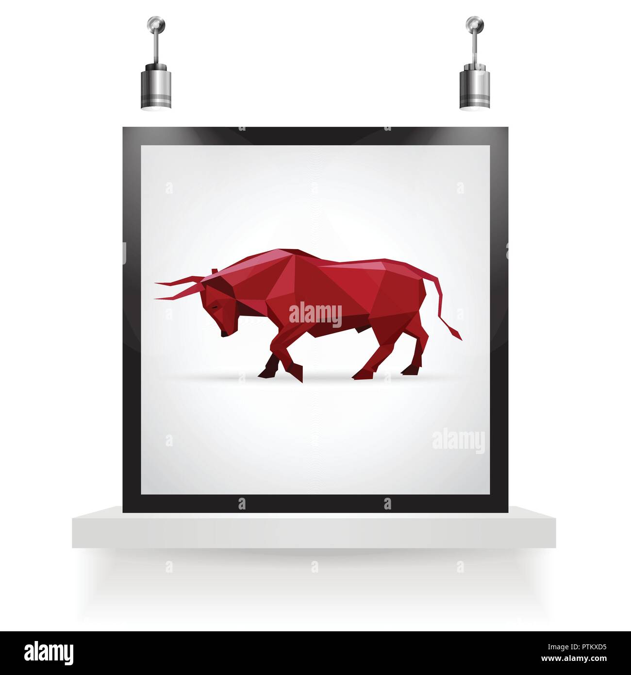 Bull design with light background vector Stock Vector Image & Art - Alamy
