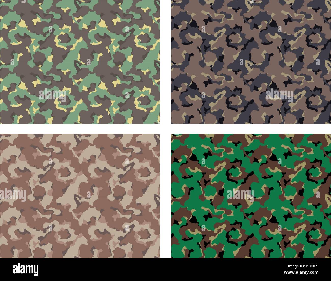 camouflage pattern design with different color Stock Vector Image & Art ...