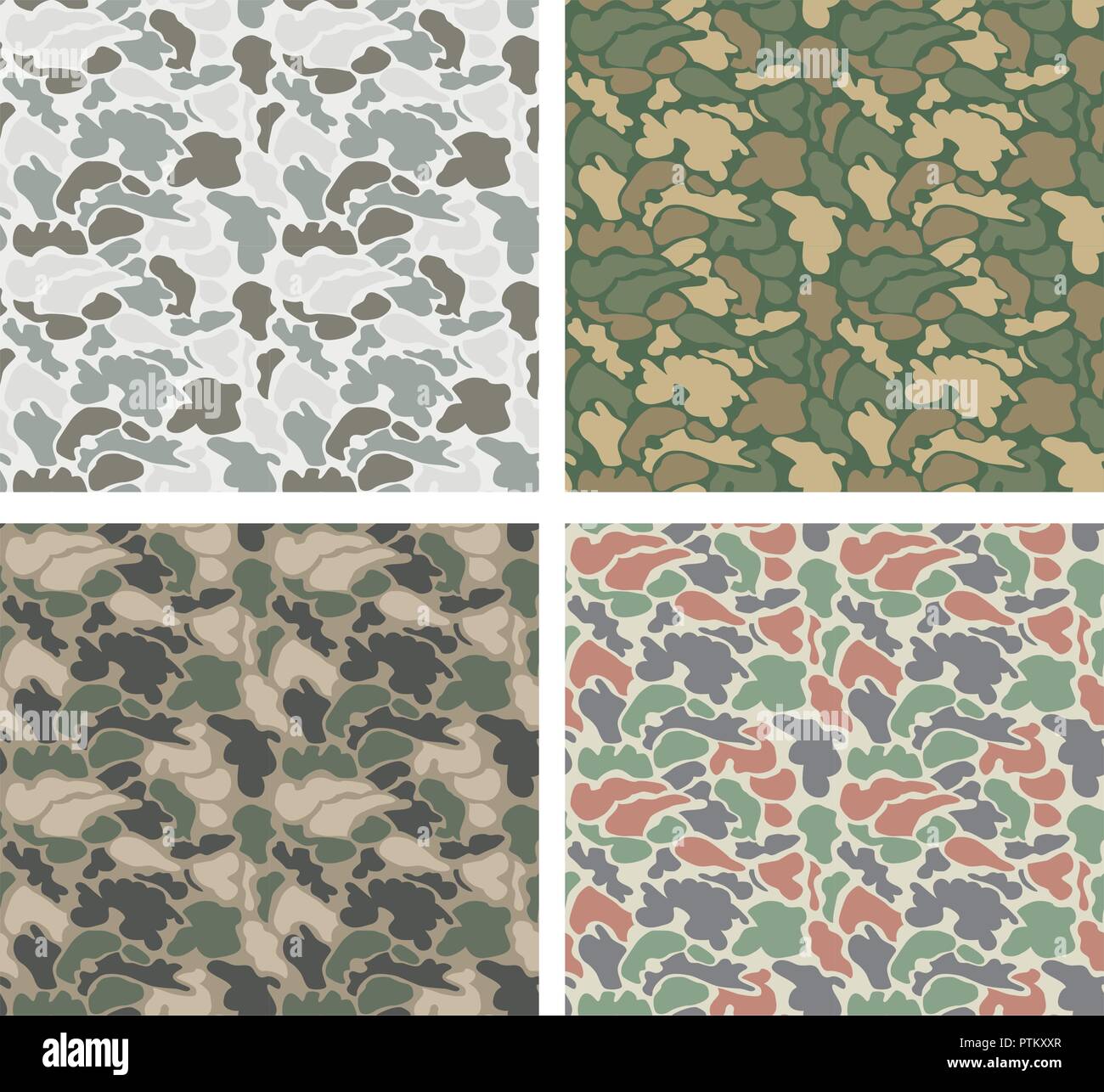 camouflage pattern design with different color Stock Vector Image & Art ...
