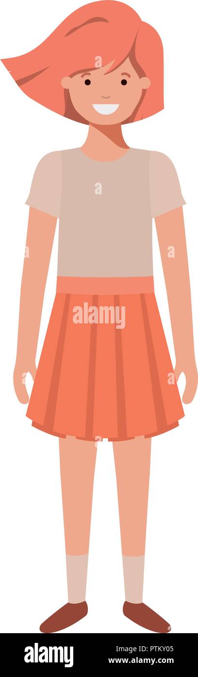 teenager girl avatar character Stock Vector Image & Art - Alamy