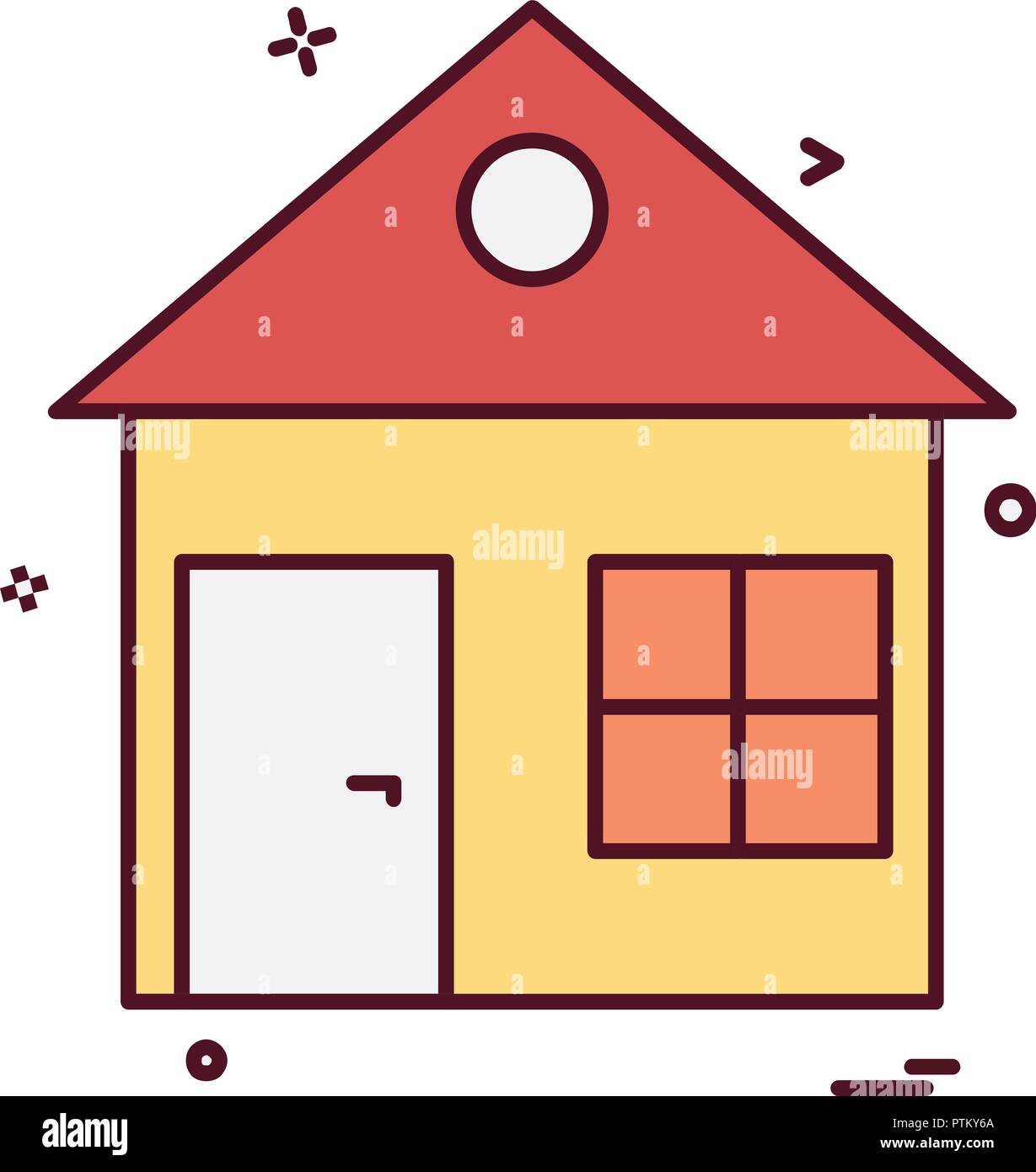 Home icon design vector Stock Vector Image & Art - Alamy
