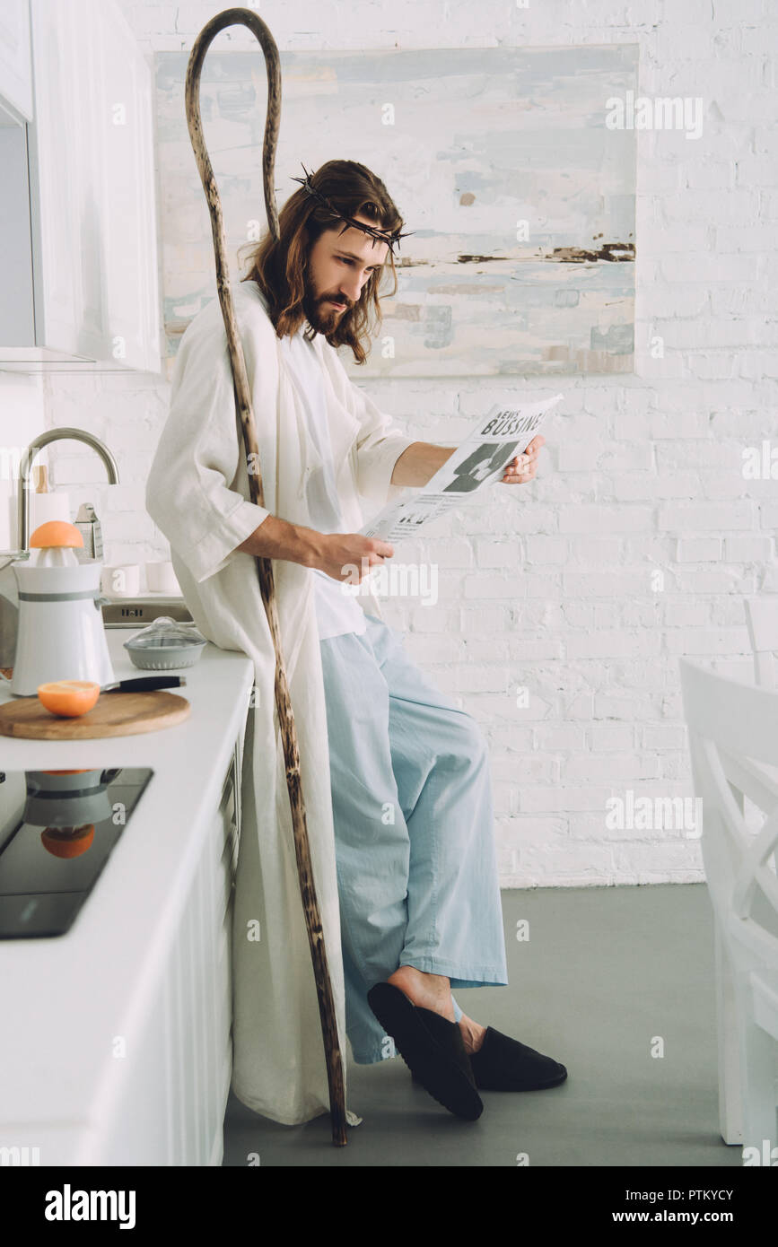 Jesus staff hi-res stock photography and images - Alamy