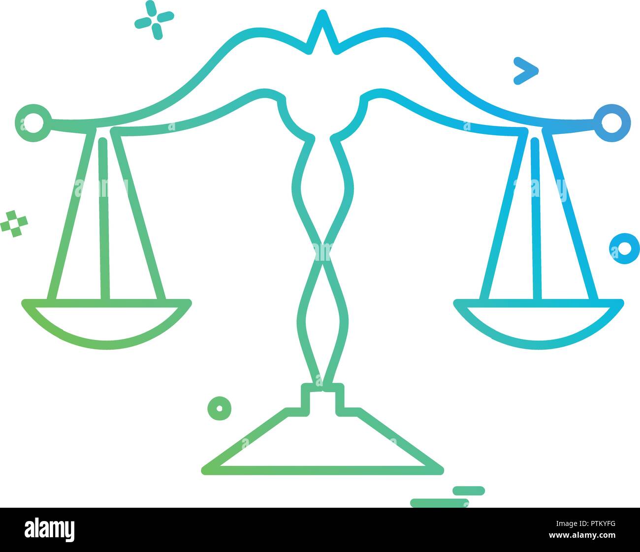 Libra icon design vector Stock Vector Image & Art - Alamy