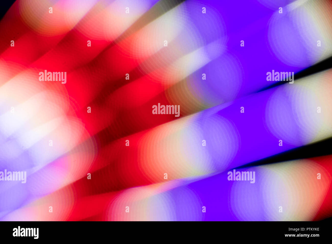 Abstract multi color of glow fluorescent on black background Stock ...