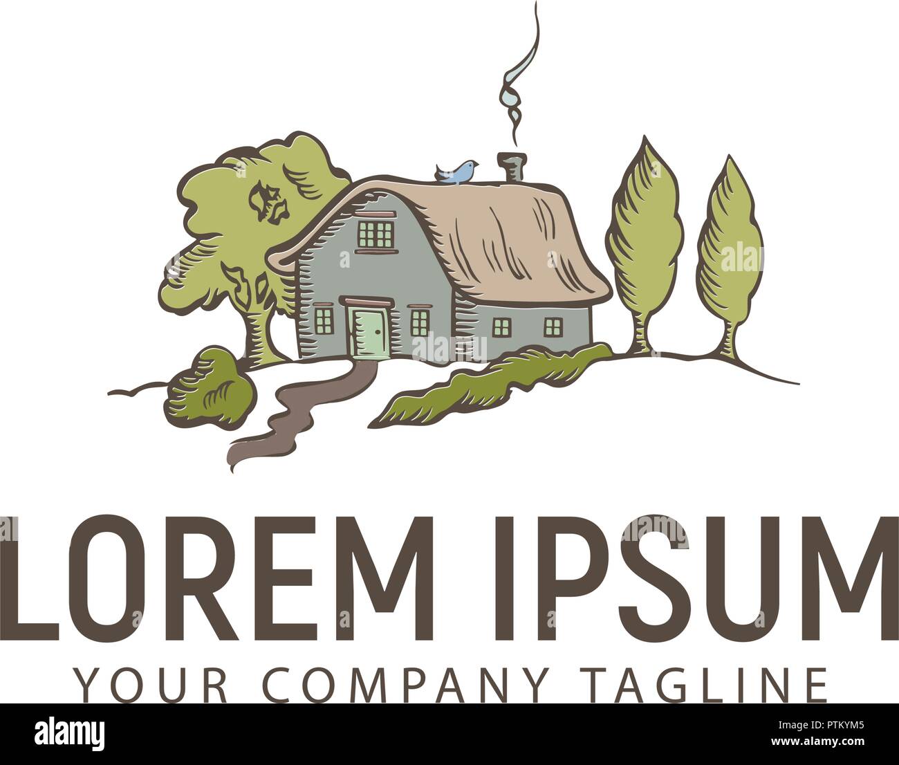 Set cartoon tree hand Stock Vector Images - Alamy