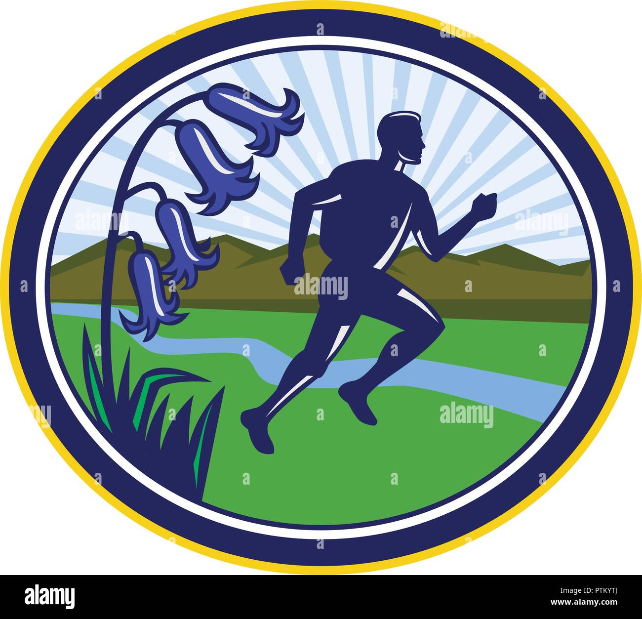 Corredor De Cross Country Clipart
