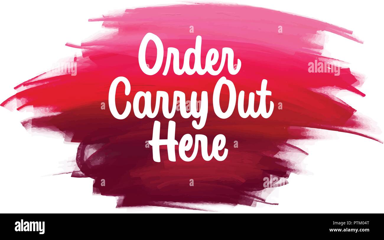 Carry out order Stock Vector Images - Alamy