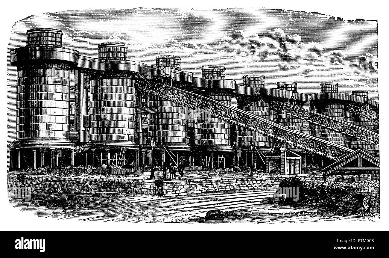 Old furnaces Black and White Stock Photos & Images - Alamy
