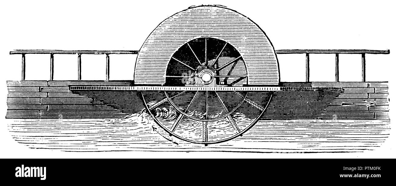 Paddle wheel Black and White Stock Photos & Images - Alamy