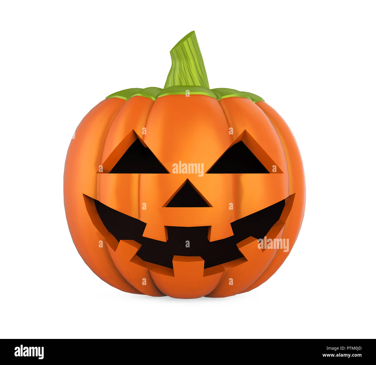 Jack O Lantern Halloween Pumpkin Isolated Stock Photo - Alamy