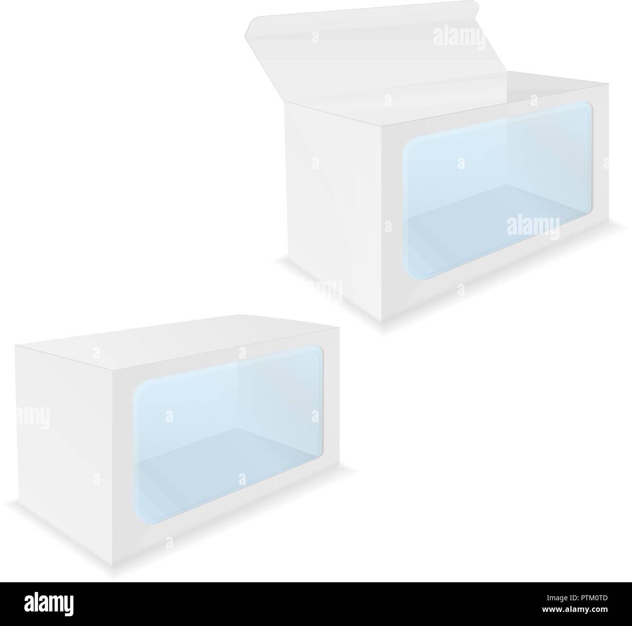 White package mockup Stock Vector Images - Alamy