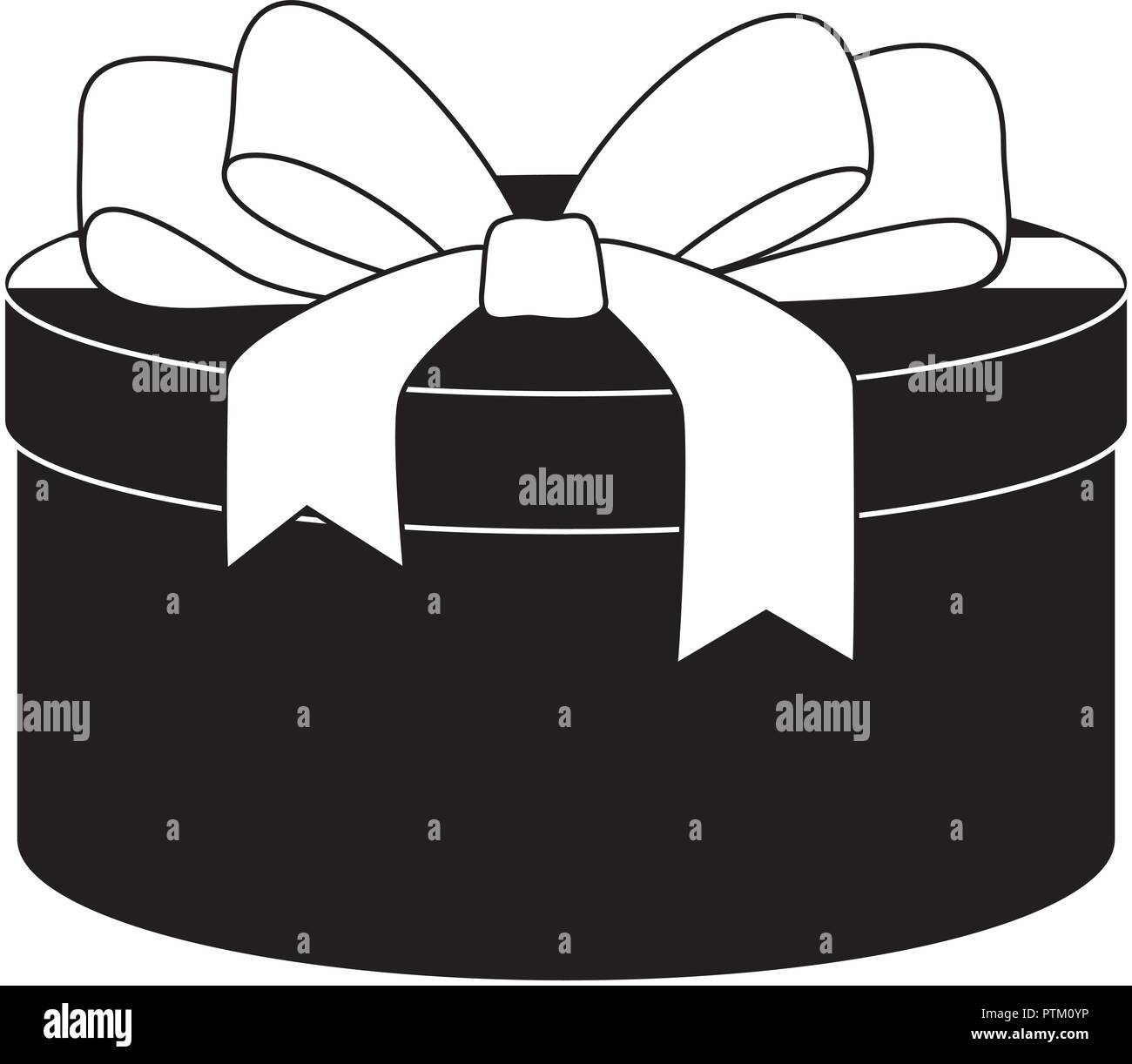 Bow decorated Stock Vector Images - Alamy