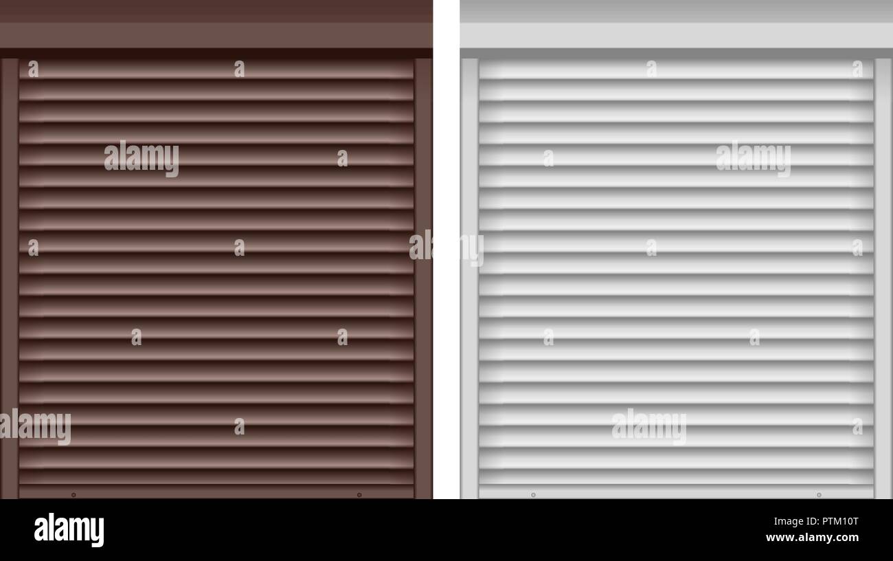 Window with shutters Stock Vector Images - Alamy