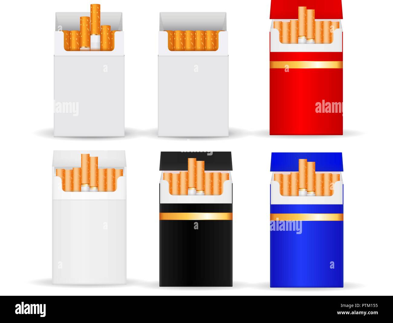 Smoking boxes Stock Vector Images - Alamy