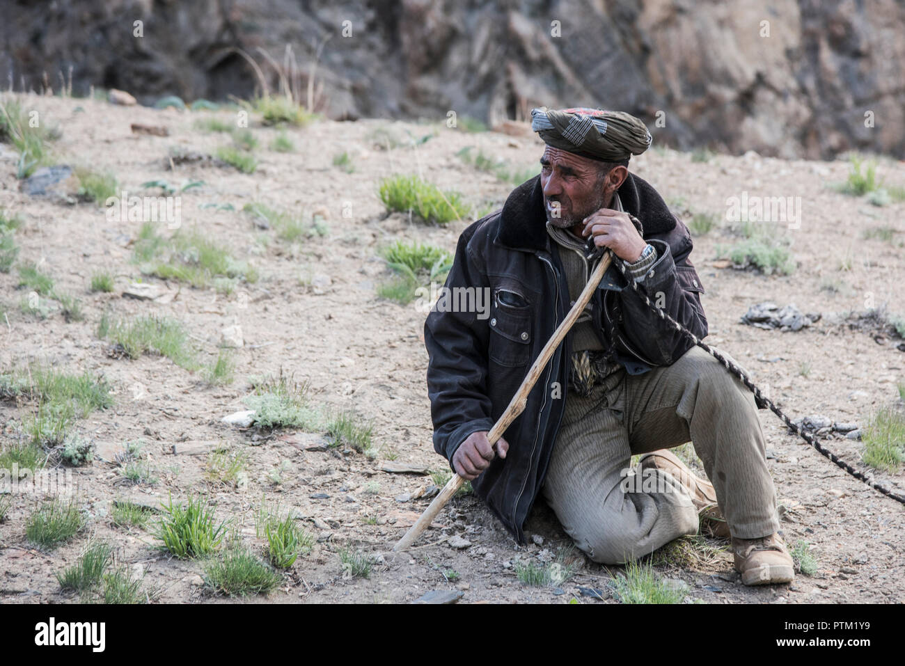 A Wakhi chief in the Irshad valley in the Wakhan Corridor of ...