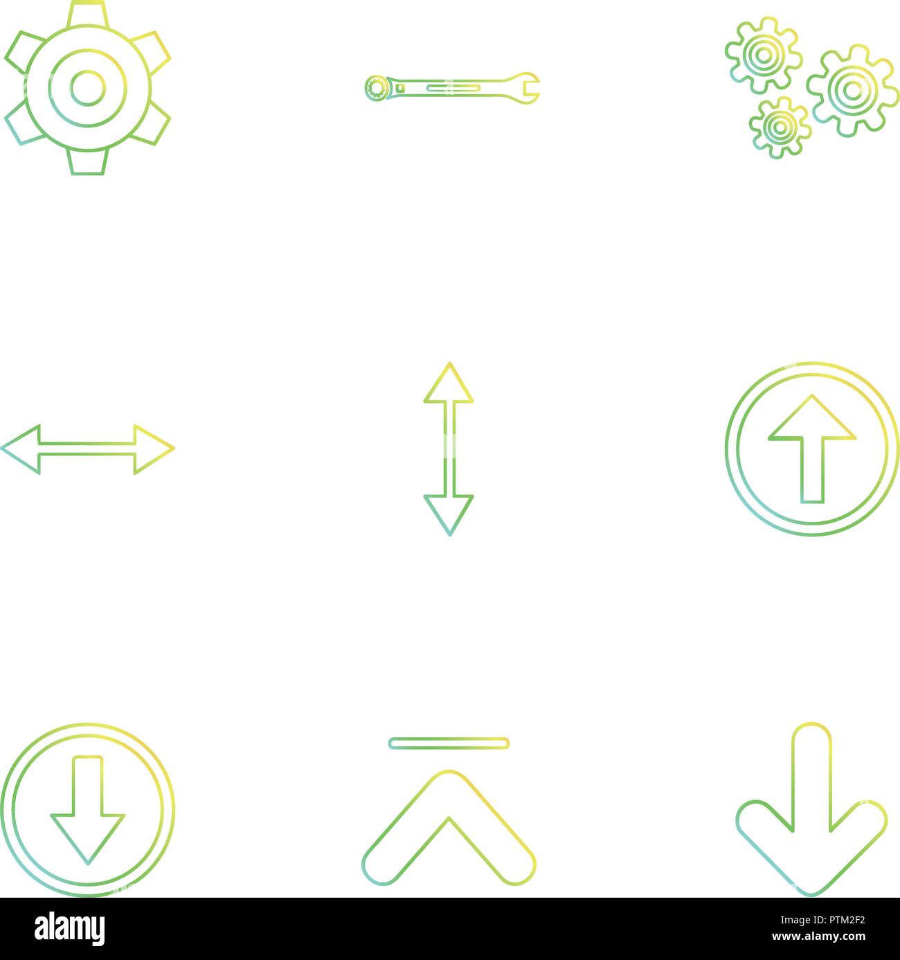 gear , setting , wrench ,arrows , directions , left , right , pointer ...