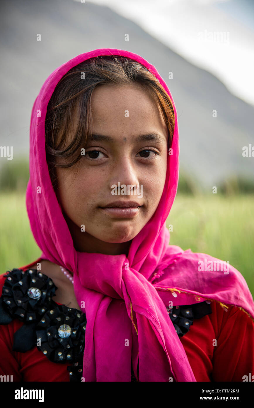 Wakhi children in the Wakhan Corridor of Afghanistan Stock Photo - Alamy