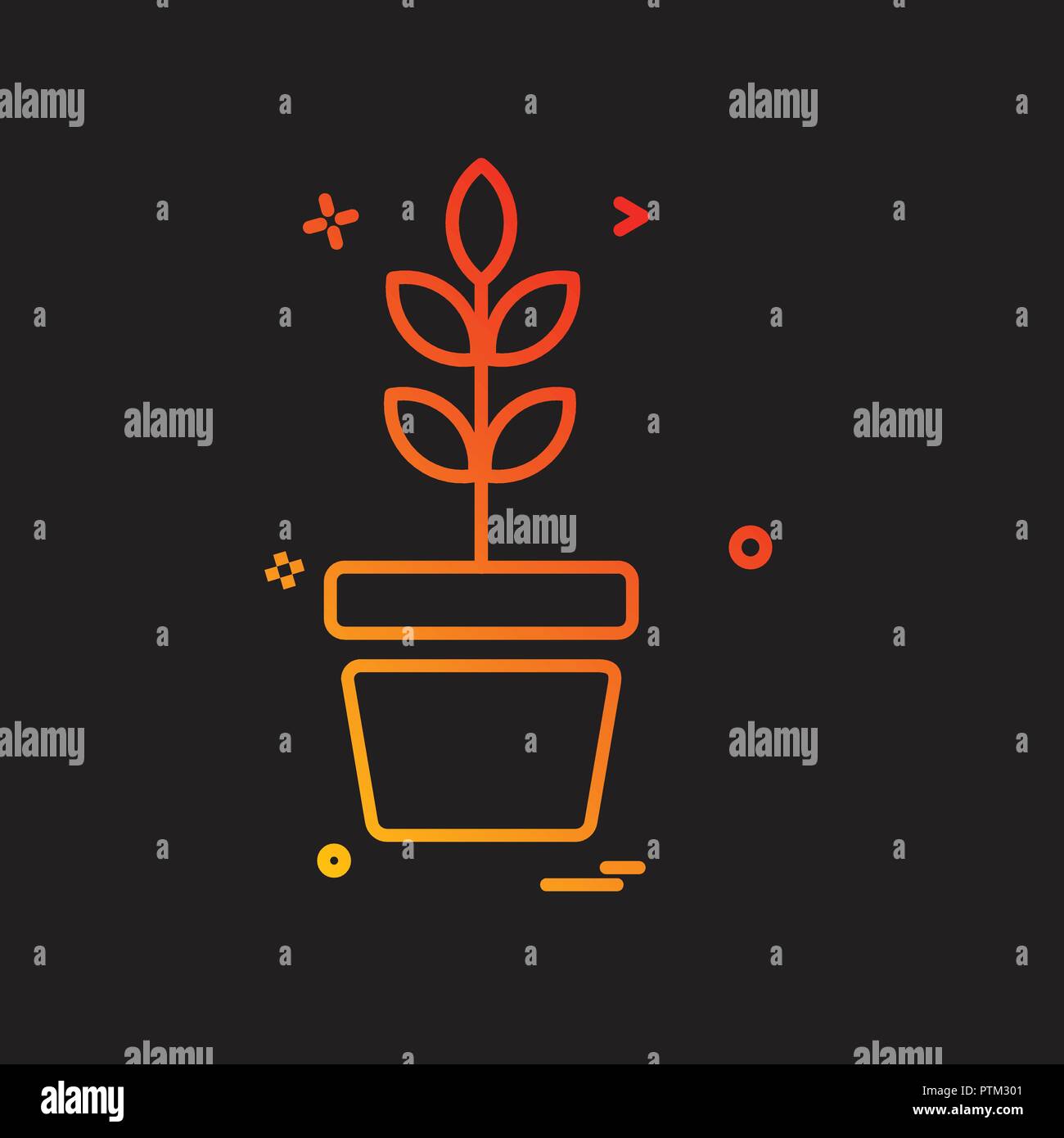 Plant icon design vector Stock Vector Image & Art - Alamy