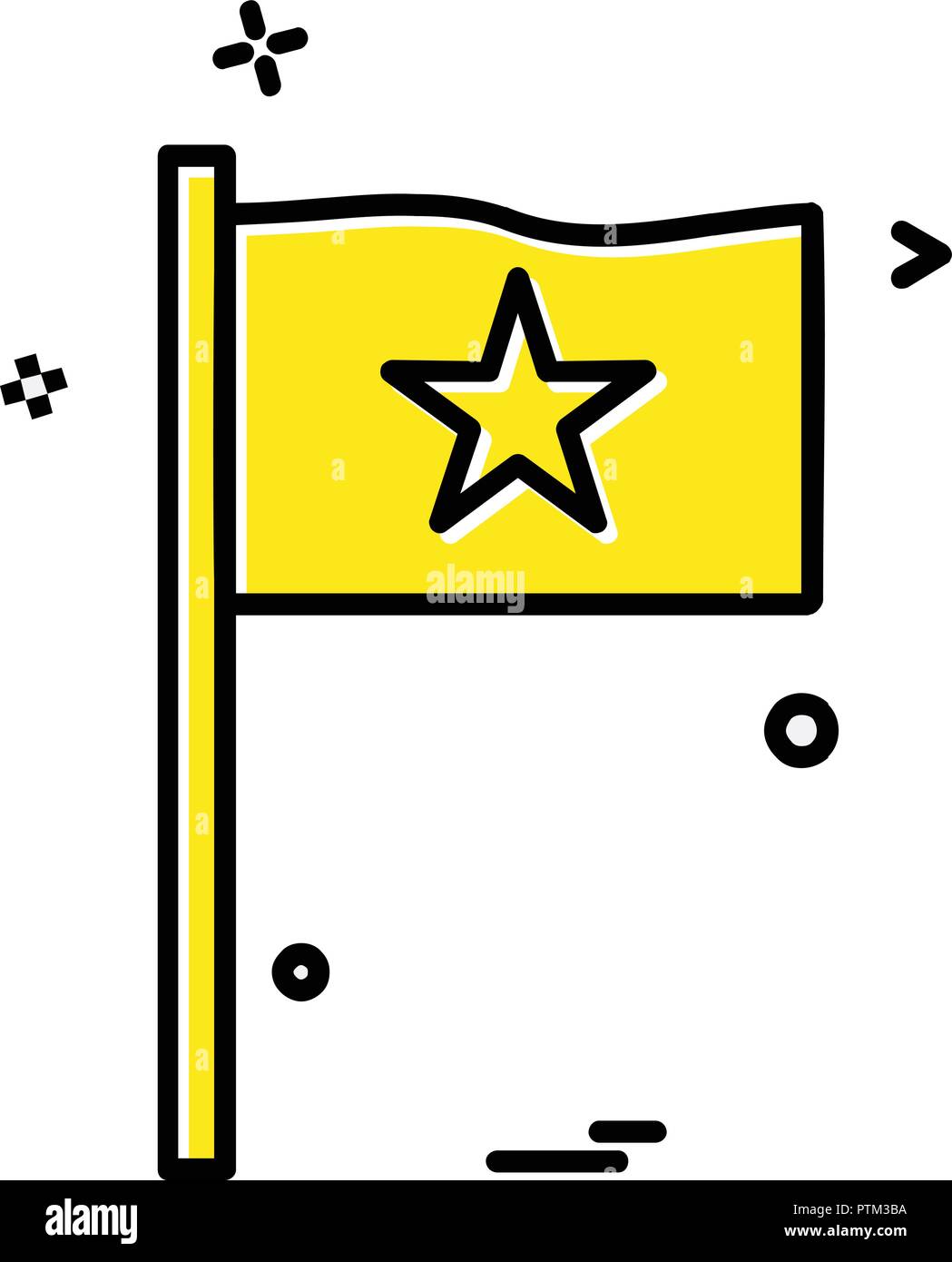 Flag icon design vector Stock Vector Image & Art - Alamy