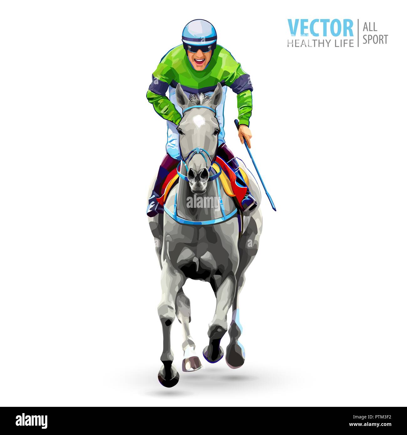 Horse carriage on white Stock Vector Images - Alamy