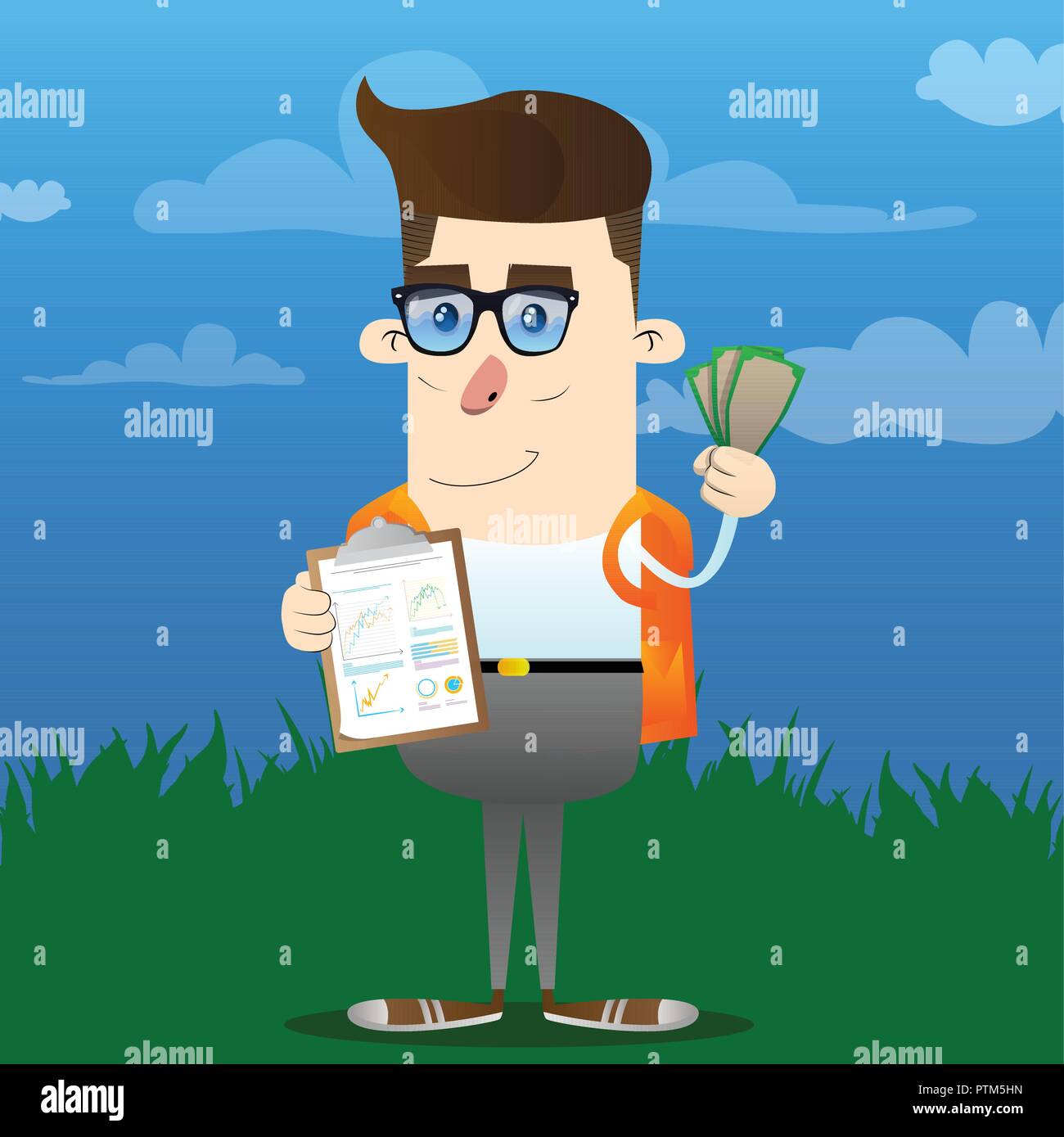 Child dollar bills Stock Vector Images - Alamy