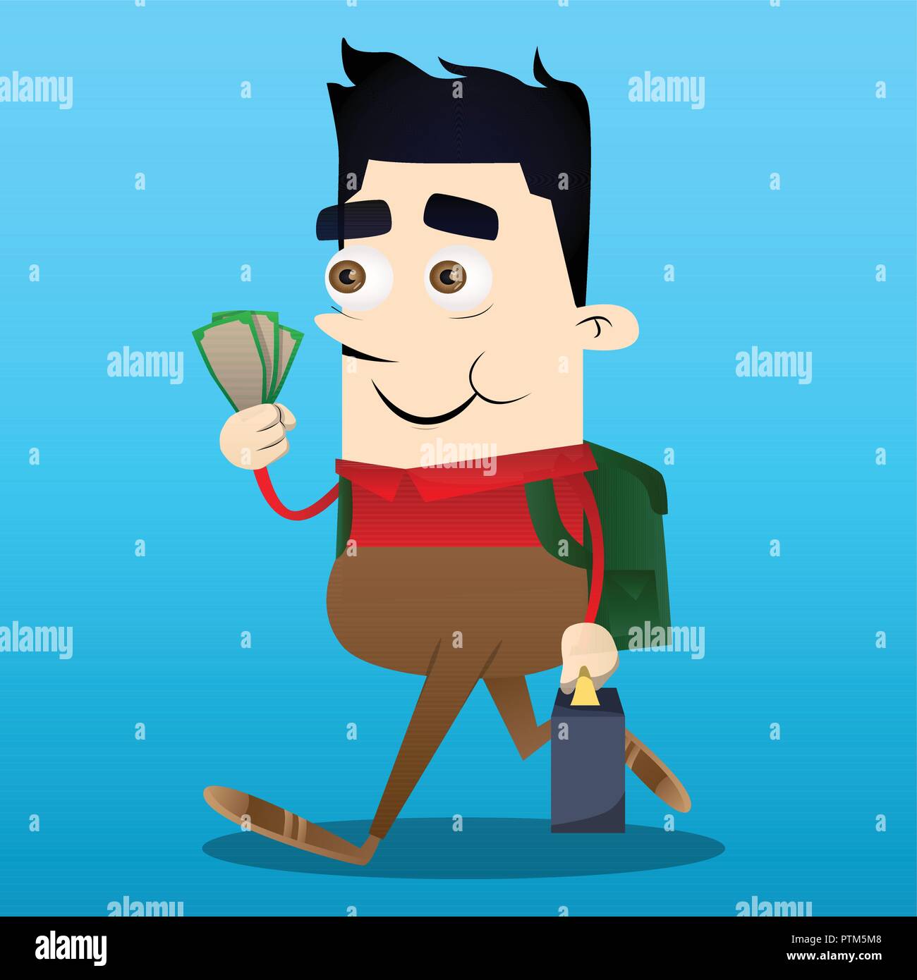 Money Bag Cartoon High Resolution Stock Photography and Images - Alamy