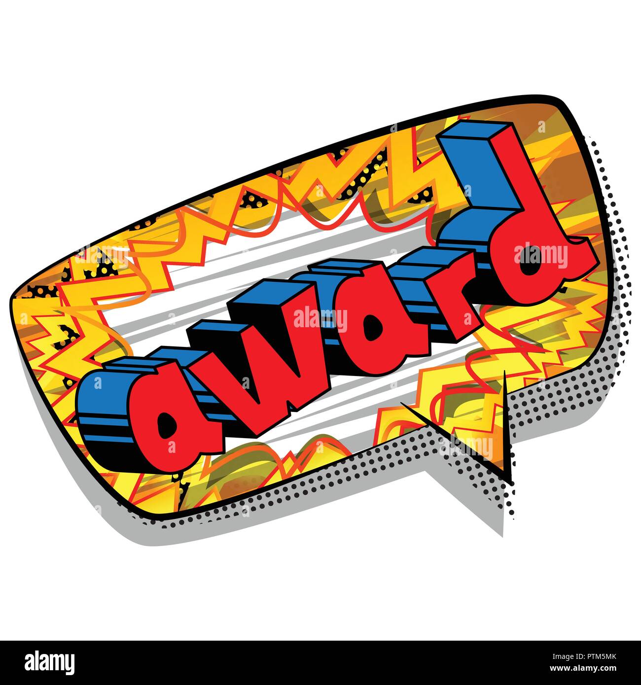 Award - Vector illustrated comic book style phrase Stock Vector Image ...