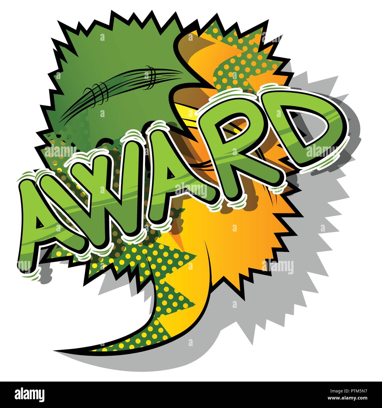 Award - Vector illustrated comic book style phrase Stock Vector Image ...