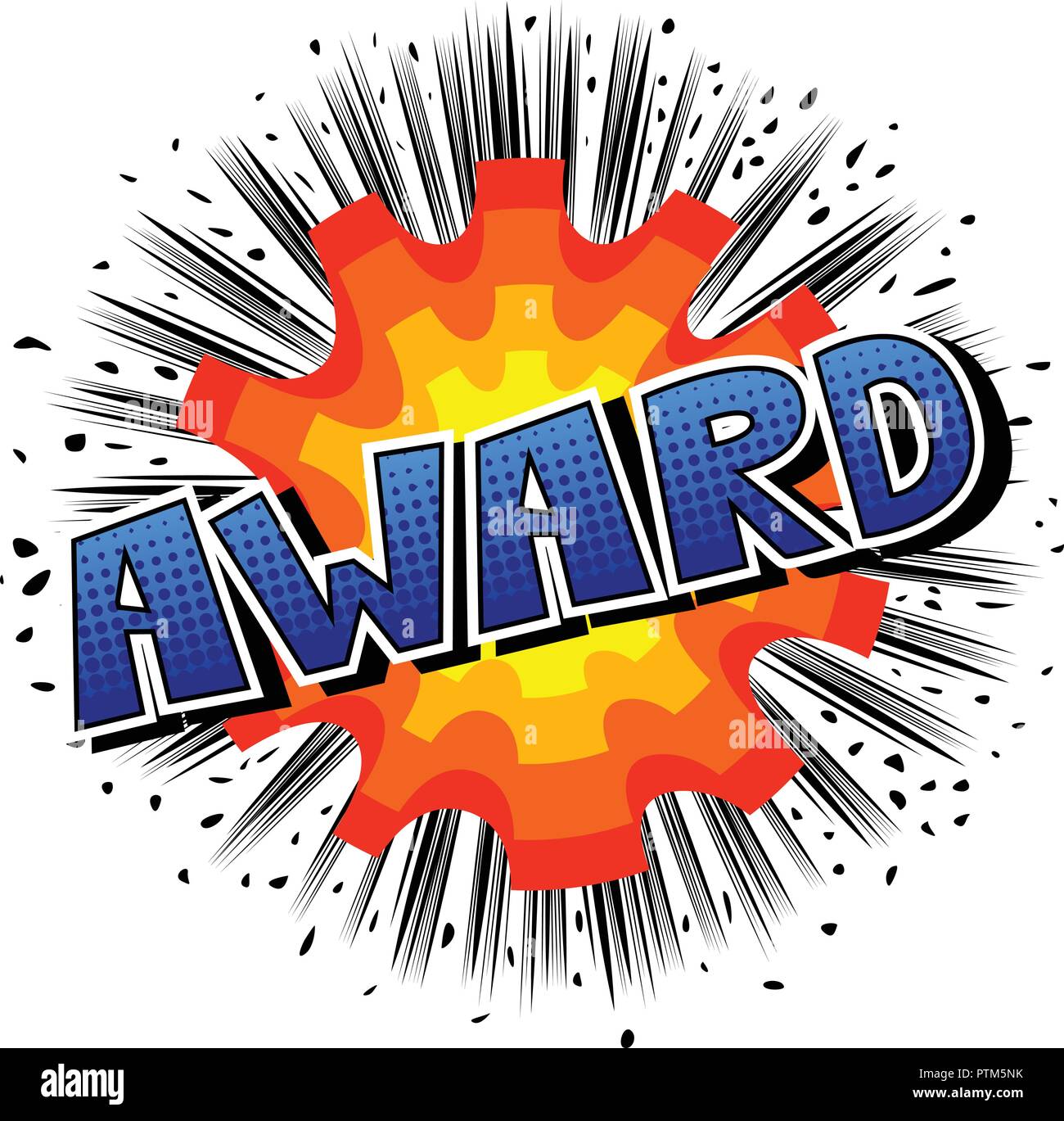 Award - Vector illustrated comic book style phrase Stock Vector Image ...