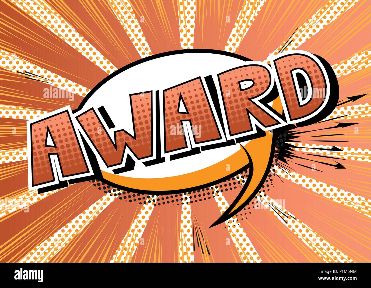 Award - Vector illustrated comic book style phrase Stock Vector Image ...