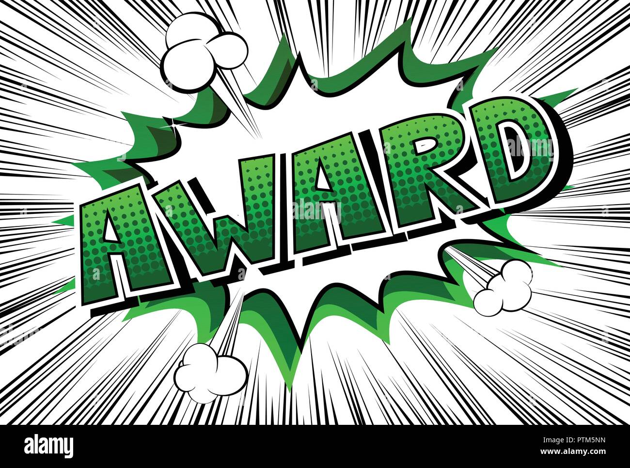 Award - Vector illustrated comic book style phrase Stock Vector Image ...
