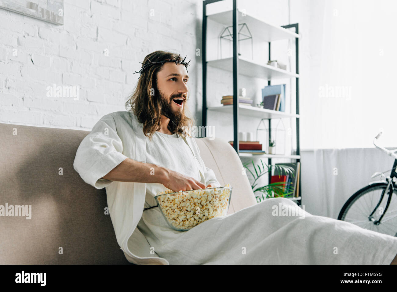 Popcorn jesus hi-res stock photography and images - Alamy